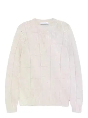 IRIS VON ARNIM Panelled Knitted Sweater