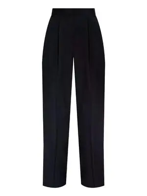 Officine Générale Pleated-front Trousers - Blue