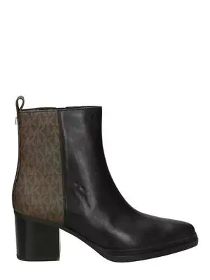 Michael Kors 40mm Lex Leather Boots - Black