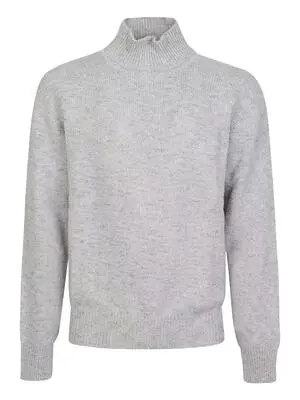 Altea High-neck Knitted Sweater - Grey