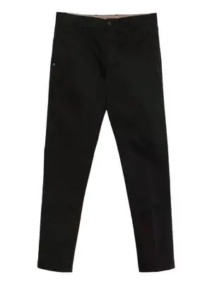 WHITE SAND Button-fastening Trousers - Black