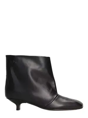 Vicini Square-toe Boots - Black