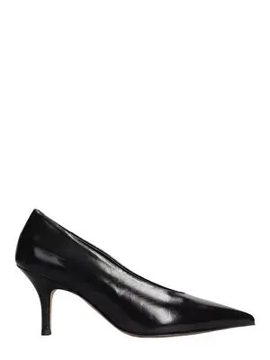 THE SELLER Pointed-toe Stiletto Pumps - Black