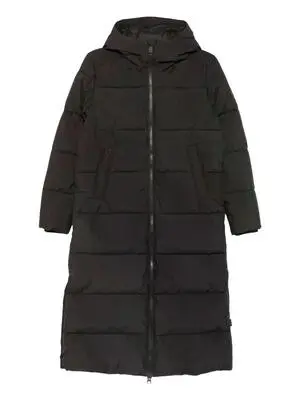SAVE THE DUCK Hooded Quilted Coat - Brown