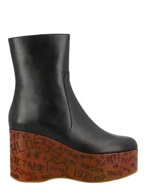 Chloé 80mm Maxime Boots - Black
