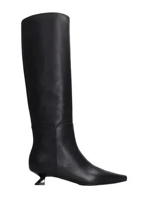 3JUIN Pointed-toe Knee-high Boots - Black