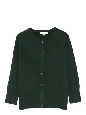 Vince Wool-blend Cardigan - Green