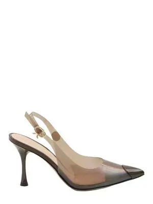 GIANVITO ROSSI 85mm Diana Slingback Pumps - Brown