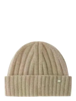 Herno Chantilly Cashmere Beanie Neutrals
