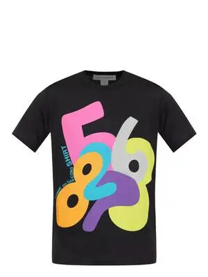 Comme Des Garçons Abstract-print T-shirt - Black