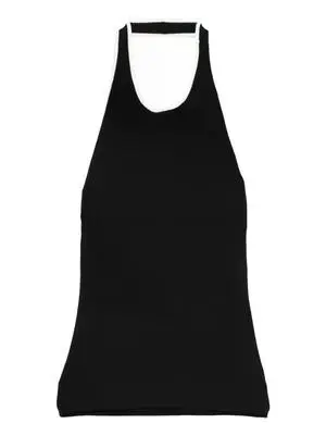 ST. AGNI Halter Tank Top - Black