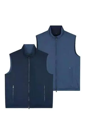 Paul & Shark Padded Reversible Vest - Blue