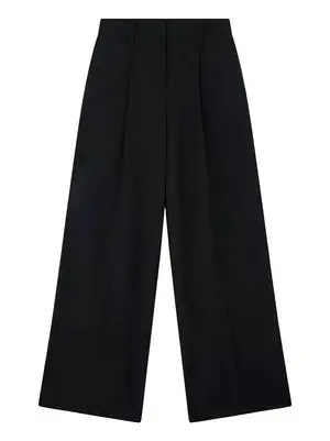 PAUL & SHARK Pleated Wide-Leg Trousers