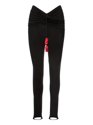 ANA RADU Stirrup-cuff Leggings - Black