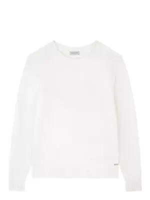 Paul & Shark Crew-neck Merino Wool Sweater - White