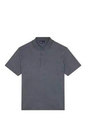 Paul & Shark Silk-blend Polo Shirt - Grey