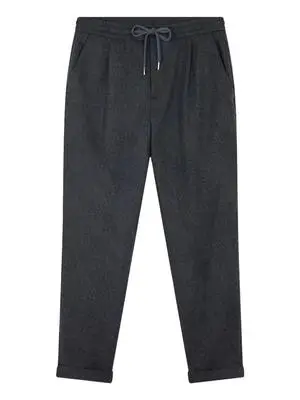 Paul & Shark Pleated Drawstring Trousers - Grey