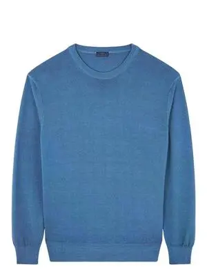 Paul & Shark Crew-neck Wool Sweater - Blue