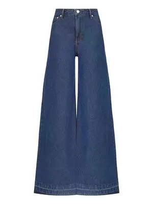 AMAPO Double-layered Jeans - Blue