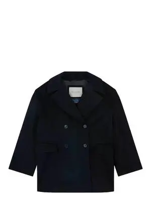 PAUL & SHARK Double-Breasted Cashmere Coat
