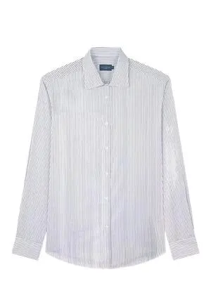 Paul & Shark Stripe-pattern Cotton Shirt - White