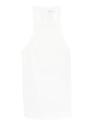 ST. AGNI Racerback Tank Top - White