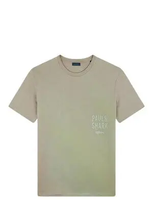 Paul & Shark Embroidered-logo T-shirt - Neutrals