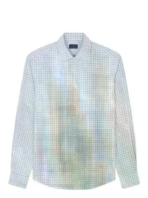 Paul & Shark Gingham Cotton Shirt - Blue