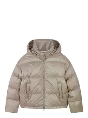 Paul & Shark Hooded Down Jacket Neutrals