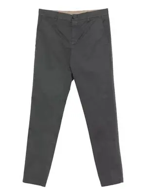 WHITE SAND Button-fly Trousers - Grey