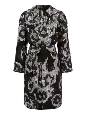 JENNY PACKHAM Embellished Floral Coat