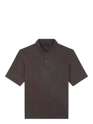 Paul & Shark Fine-knit Polo Shirt - Brown