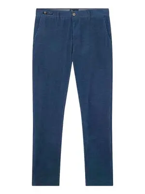 Paul & Shark Velvet Corduroy Trousers - Blue