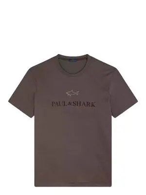 Paul & Shark Cotton T-shirt - Brown