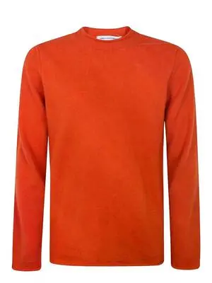 Comme Des Garçons Wool Sweater - Orange