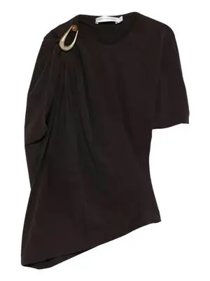 CHRISTOPHER ESBER Draped Ring-Detail Top