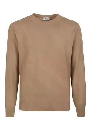 Altea Crew-neck Cashmere Sweater - Brown