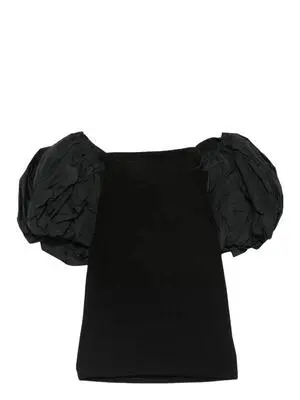 LUTZ HUELLE Puff-Sleeves Top