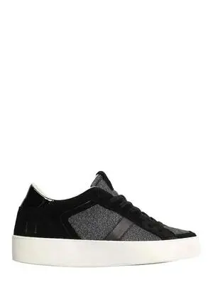 D.a.t.e. Hill Glitter Panelled Sneakers - Black