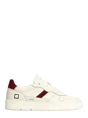 D.a.t.e. Suede-panel Leather Sneakers - Neutrals