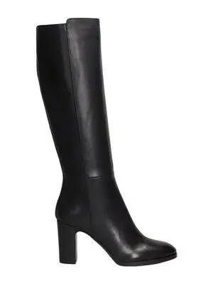 JULIE DEE Block-heel Knee-high Boots - Black