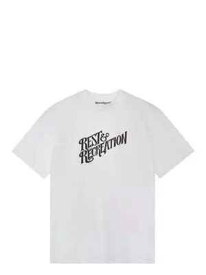 REST&RECREATION Logo-print T-shirt - White