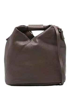 MAISON MARGIELA Diagonal-seam Shoulder Bag - Brown