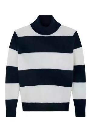 PAUL & SHARK Striped Turtleneck Sweater