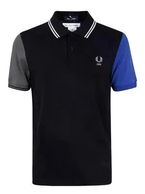 Comme Des Garçons Cotton Polo Shirt - Black
