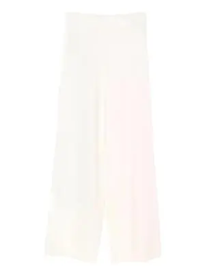 Fabiana Filippi Wool-blend Wide-leg Pants - White