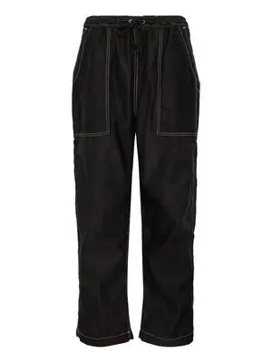 Comme Des Garçons Drawstring-waist Trousers - Black