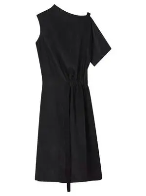 LEE MATHEWS Kiki Asymmetric Dress - Black
