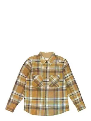 Aimé Leon Dore Plaid-pattern Shirt - Brown