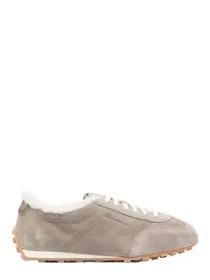Santoni Panelled Sneakers - Neutrals